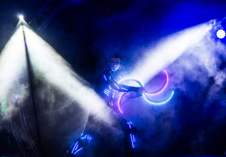 Lightshow Pyroterra - modern light show for your event